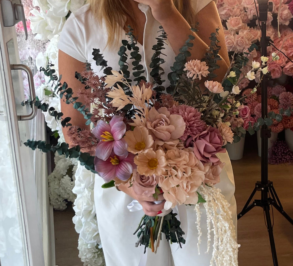 Catherine Phillips Malia Bridal Wedding Bouquet Artificial Faux Flower ...